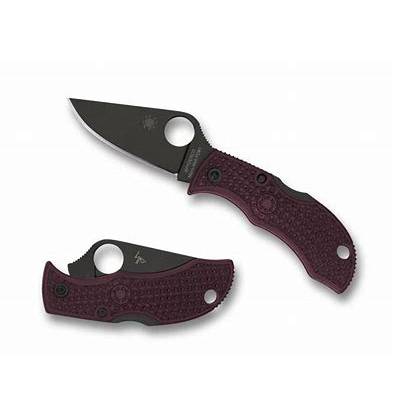 Spyderco MBBGBKP Carpenter Micro-Melt PD#1钢 FRN尼龙手柄 酒红色 630 - 格尔装备